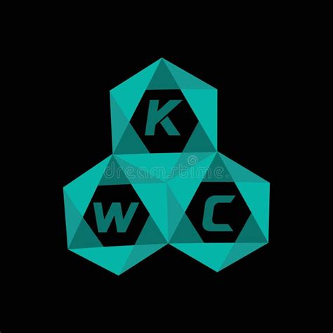 Kwc Creative Minimalist Letter Logo Kwc Unique Vector Initials
