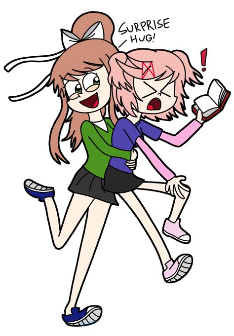 Monikas Surprise Hug R Ddlc