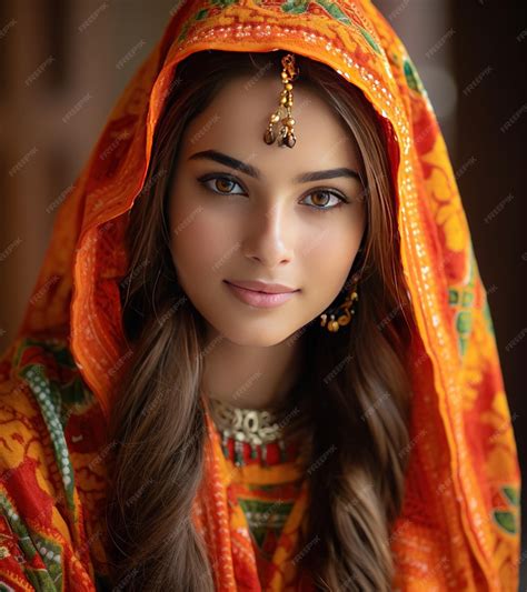 Premium Ai Image Vibrant Phulkari Wear From Haryana And A Girls Strong Resolve