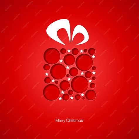 Free Vector Christmas Card With A T Vector Illustration Eps 10