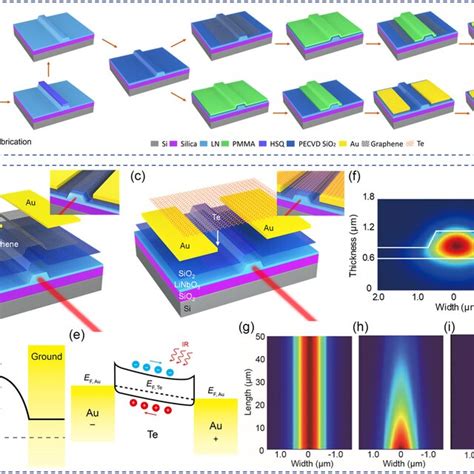 A Fabrication Flowchart Of The Waveguide‐integrated 2d Material Pds In