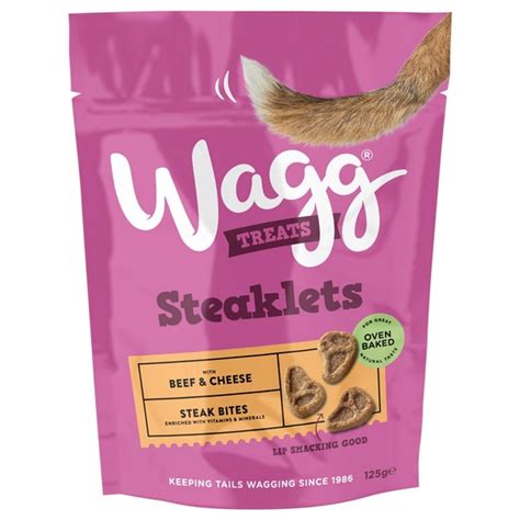 Wagg Grain Free Steaklets Treats 125g Case Of 7