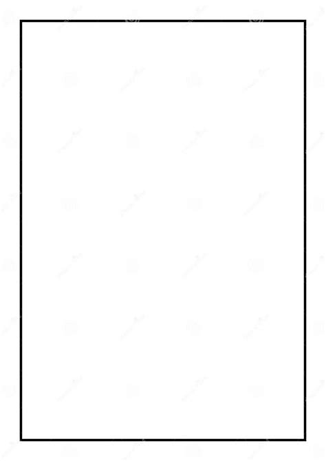 Black Border A4 Size Paper