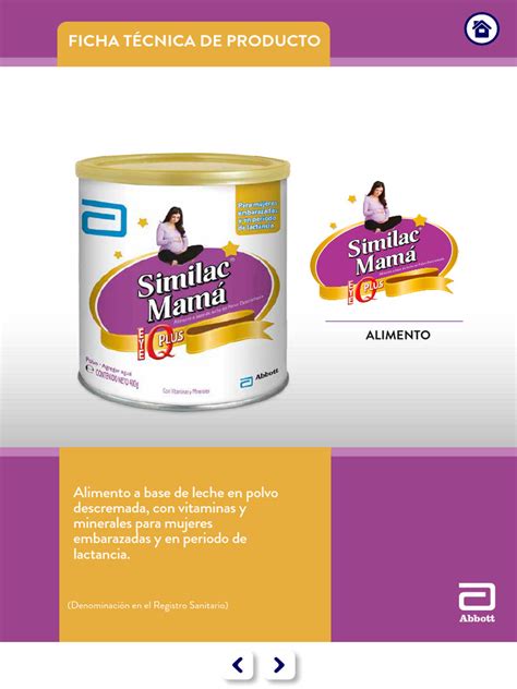 Similac Mama Ft Pdf Vitamina Suplementos Dietéticos