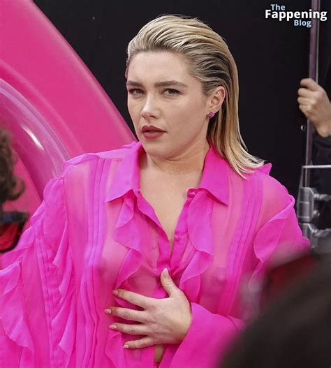 Florence Pugh Flashes Her Nude Tits During A Shoot For Valentinos New