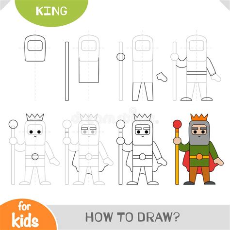 How To Draw A King Step By Step Easy