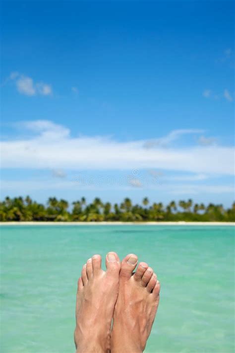 Sandy Feet On The Beach Stock Image Image Of Shore Sandy 19368077