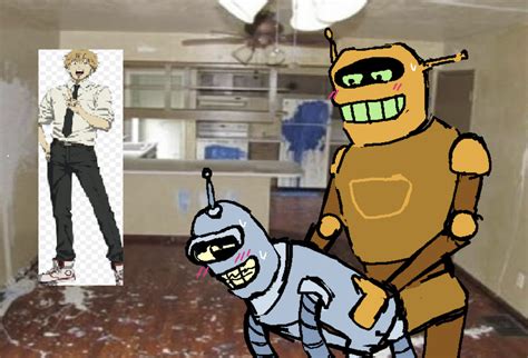Bender X Calculon Very Hot By Pepurrmintn0 On Deviantart