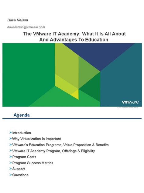 The Vmware It Academy What It Is All About And Advantages To Education