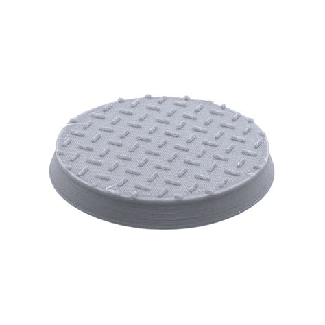 Miniature Bases Scenic Texture Tread Plate 32mm 15pcs Endertoys