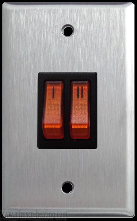 Double Pole Single Throw Wall Switch 30 Amp Alfresco Heating