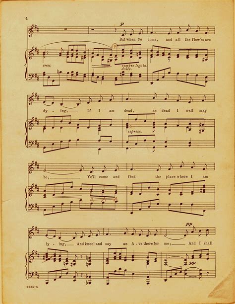 Partitura De Música Para Imprimir Sheet Music Vintage Sheet Music Music