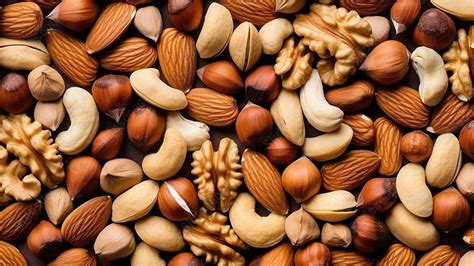 Blend Of Nut Varieties Texture Powerpoint Background For Free Download