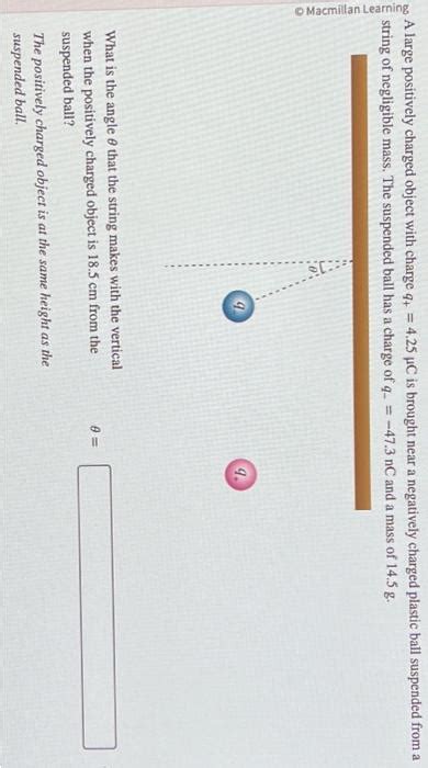 Solved A Large Positively Charged Object With Charge