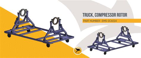 Truck Compressor Rotor Ems 2c6024 Emsaaero Engineering Aviation