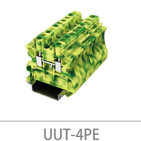 Ut 4 Pe Ground Terminal Block 1000 V Feed Through Terminal Block