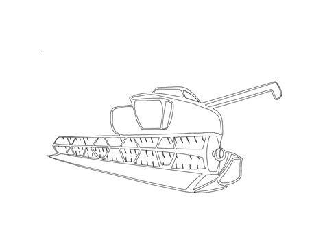 Grain Harvester Dxf File Free Download