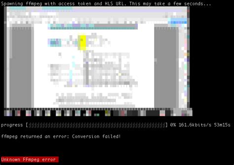 Ffmpeg Returned An Error Conversion Failed · Issue 140 · Snobudestreamer · Github