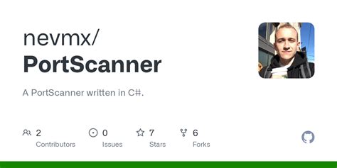 Github Nevmxportscanner A Portscanner Written In C