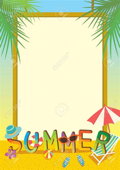 Summer Party Clipart Borders