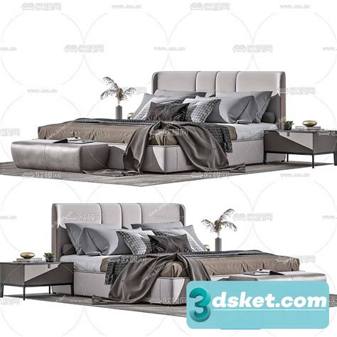 3d Model Bed 588 Free Download Download 3d Model Free 3dskymodel Free 3dsket Interior