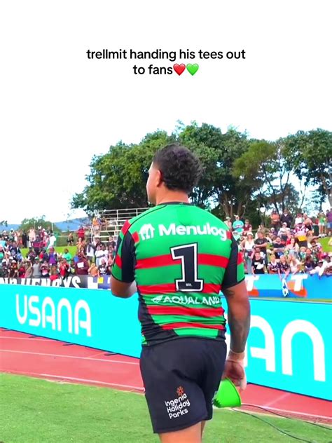 W Trellmit ️💚🐰 Fyp Nrl Trellmit Latrellmitchell Rabbitohs Sout