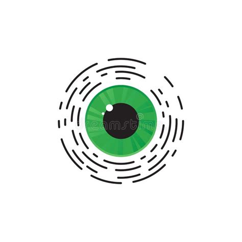 Biometric Retinal Eye Scanner Stock Illustration Illustration Of