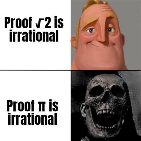 Proof π Is Irrational Rmathmemes