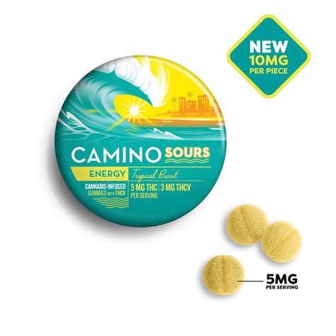 Shop Camino Sour Tropical Burst S Gummies 924mg Thc 636mg Thcv
