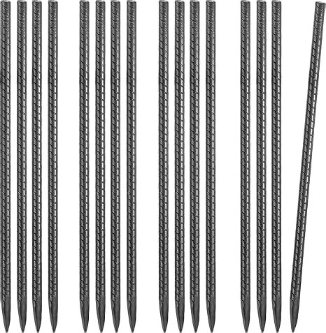 Vevor Rebar Stakes 16 Inch Heavy Duty 045 In Diameter