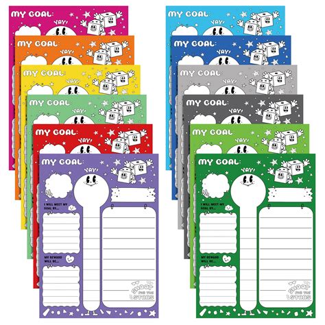 Buy 12 Pieces Goal Tracker Vertical Goal Thermometer Classroom S Classroom Decoration Goal