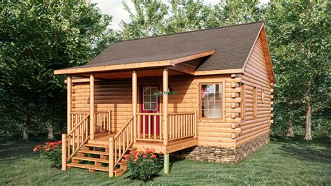Beautiful Small Log Cabin Kits 1 And 2 Bedroom Options