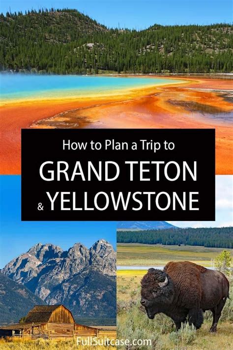 Yellowstone Grand Teton Itinerary For 2 3 4 Or 5 Days Info Tips Artofit