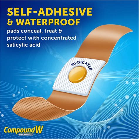 Compound W Wart Remover One Step Pads 14 Count Salicylic Acid