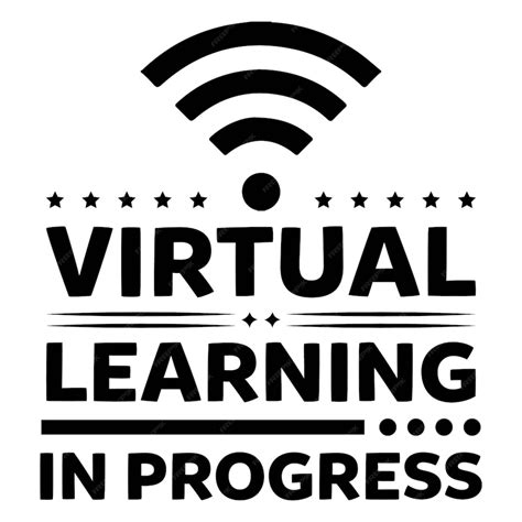 Premium Vector Virtual Learning Svg Design