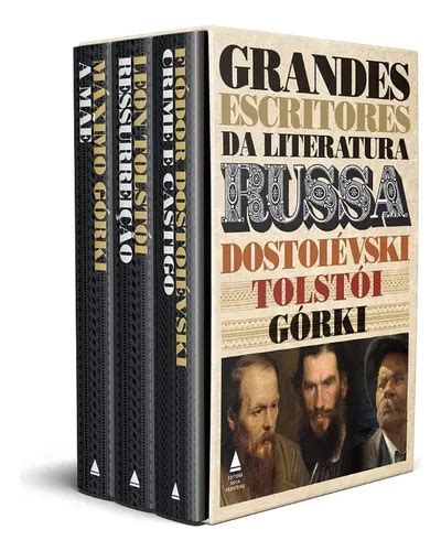 Box Grandes Escritores Da Literatura Russa Frete Grátis