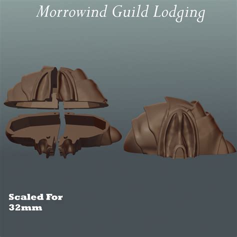 3d Printable Morrowind Terrain Elder Scrolls Terrain Redoran Ald Ruhn
