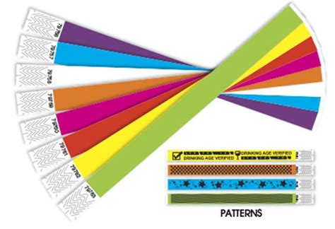 Tyvek Wristband Printing Template