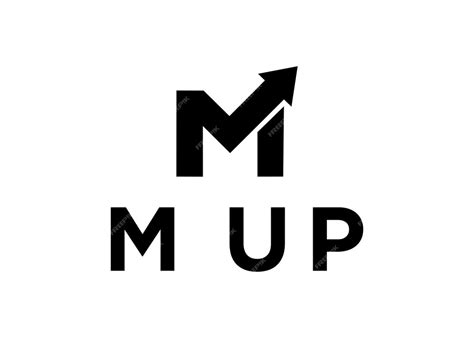 Premium Vector M Up Logo Design Vector Illustration
