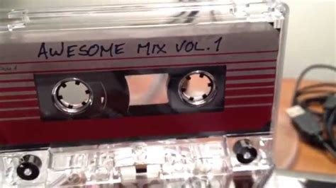 Guardians Of The Galaxy Awesome Mix Vol 1 Cassette Tape Youtube