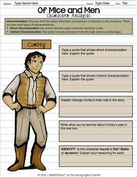 George And Lennie Of Mice And Men Character