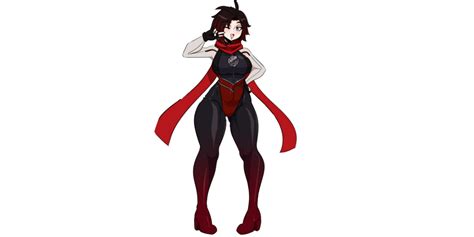 Ruby Rose In Justice League X Rwby Part 2 Outfit By Roartbot2023 On Deviantart