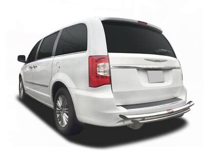 Rear Bumper Double Layer Stainless Steel Fits Chrysler Town And Country