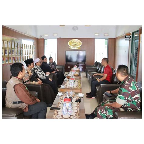 Kunjungan Silaturahim Dengan Komandan Yonif 312 Kala Hitam Subang