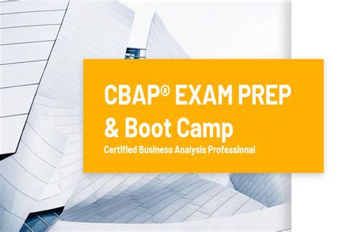 Cbap Certification Exam Preparation Cbap Training Course