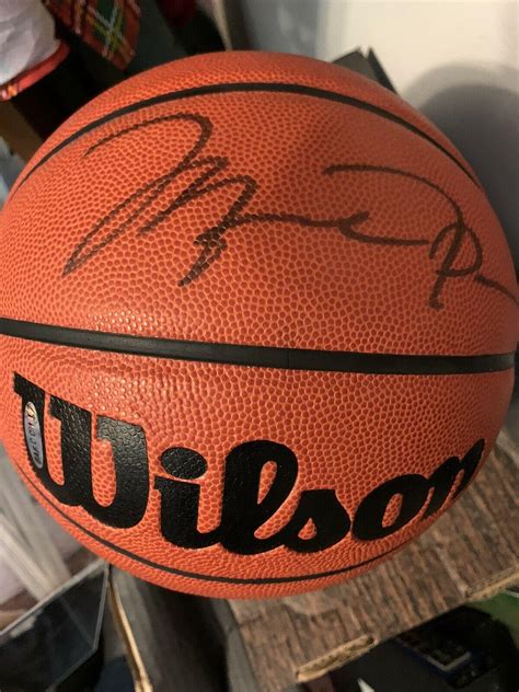 Michael Jordan Autographed Signed Basketball Upper Deck Authenticated
