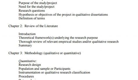 Dissertation Proposal Outline Template Dissertation Outline Template 7