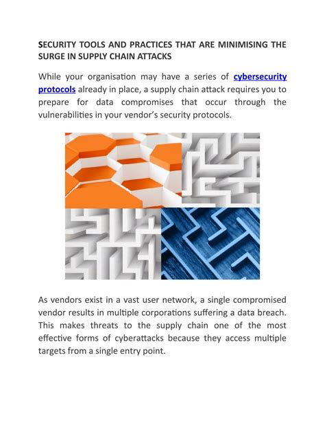 Security Tools And Practices That Are Minimising The Surge In Supply