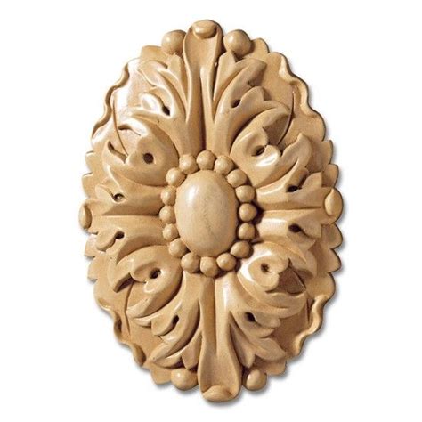 Small Maple Wood Rosette Wood Rosettes Rosettes Millwork