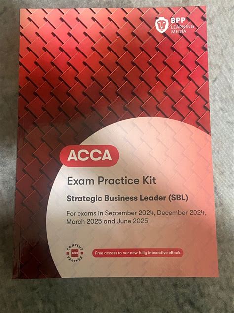 Acca Bpp Sbl Hobbies And Toys Books And Magazines Textbooks On Carousell